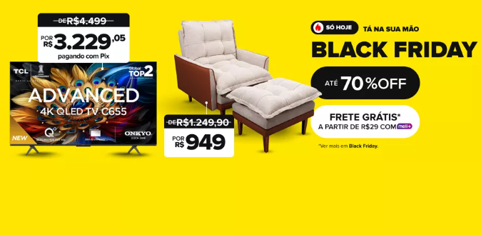 R$15 Off comprando acima de R$149 em Itens Selecionados no cupom Mercado Livre - Black Friday ...