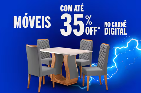 Móveis Casas Bahia com até 35% OFF no Carnê Digital - Black Friday ...